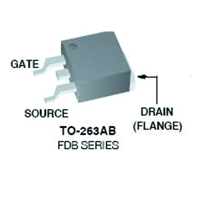 FDB8442 TO263 MOSFET N-CH 40V 70A D2PAK FARCHILD - Componente para ...